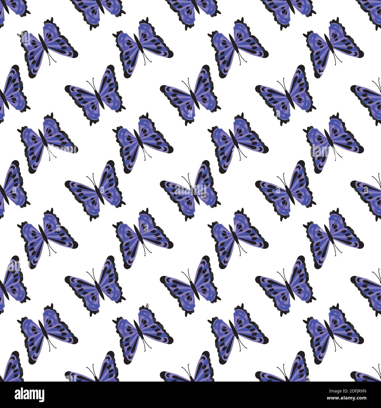 Vector butterflies pattern. Abstract seamless background Stock Vector ...