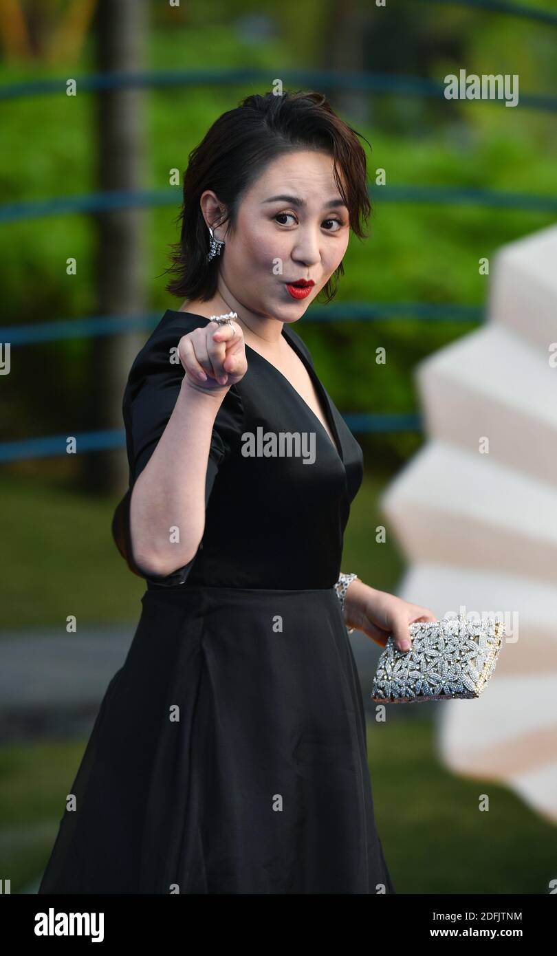 Sanya, China's Hainan Province. 5th Dec, 2020. Actress Ma Li makes her ...