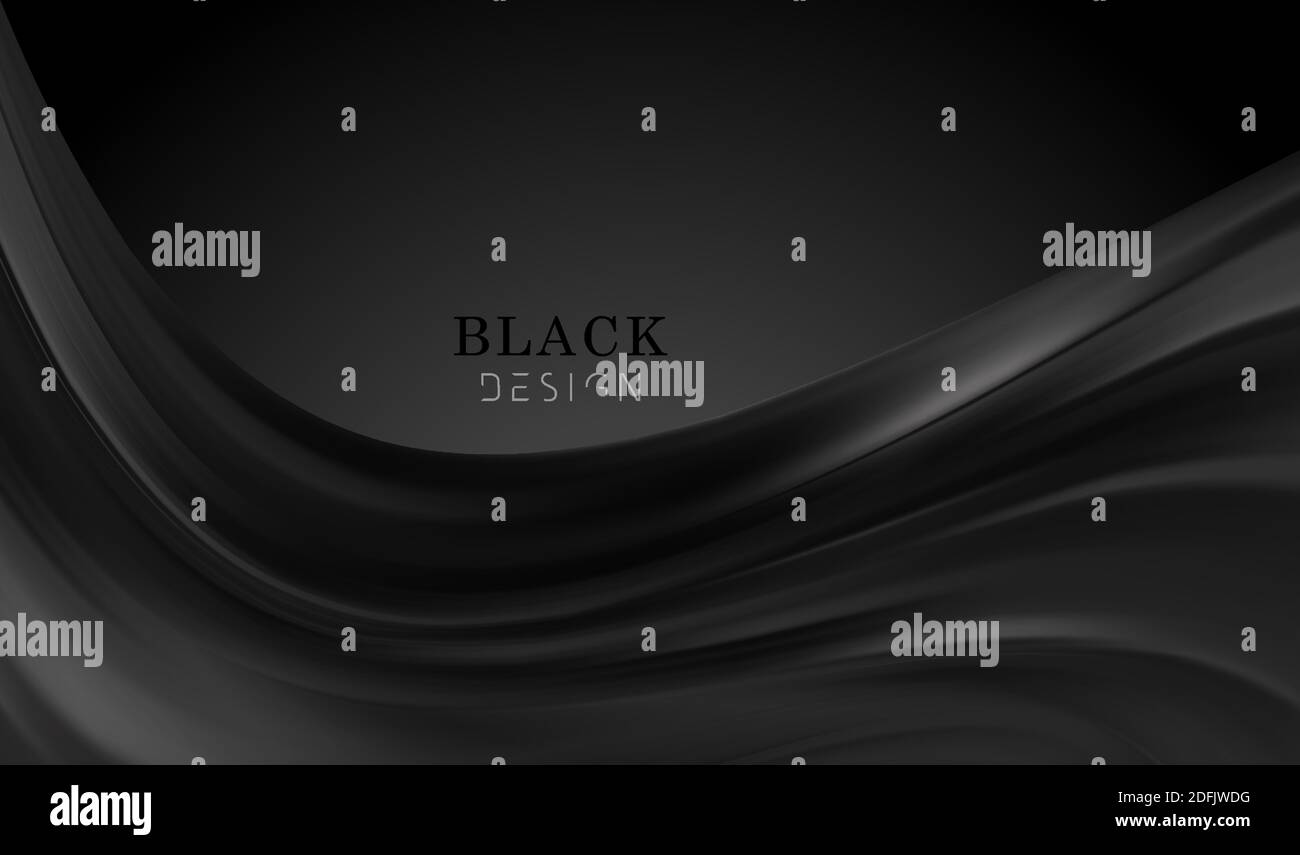 Smooth elegant black satin texture abstract background. Luxurious ...