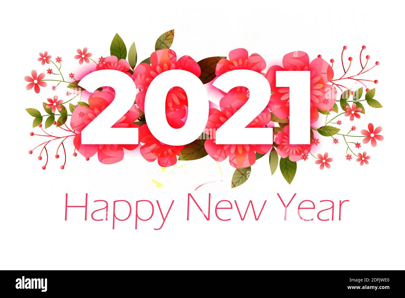 A Happy new year 2021 card Stock Photo - Alamy