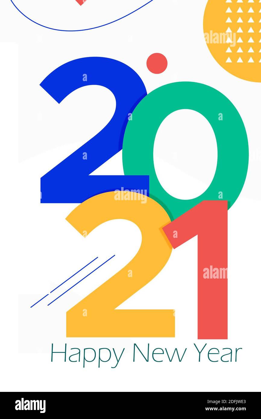 2021 card Cut Out Stock Images & Pictures - Alamy