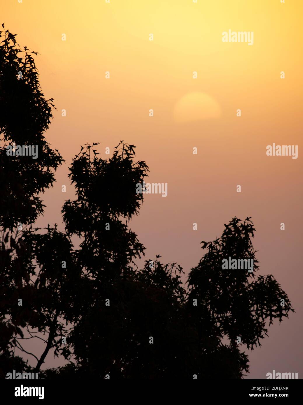 Warm october sunrise hi-res stock photography and images - Alamy