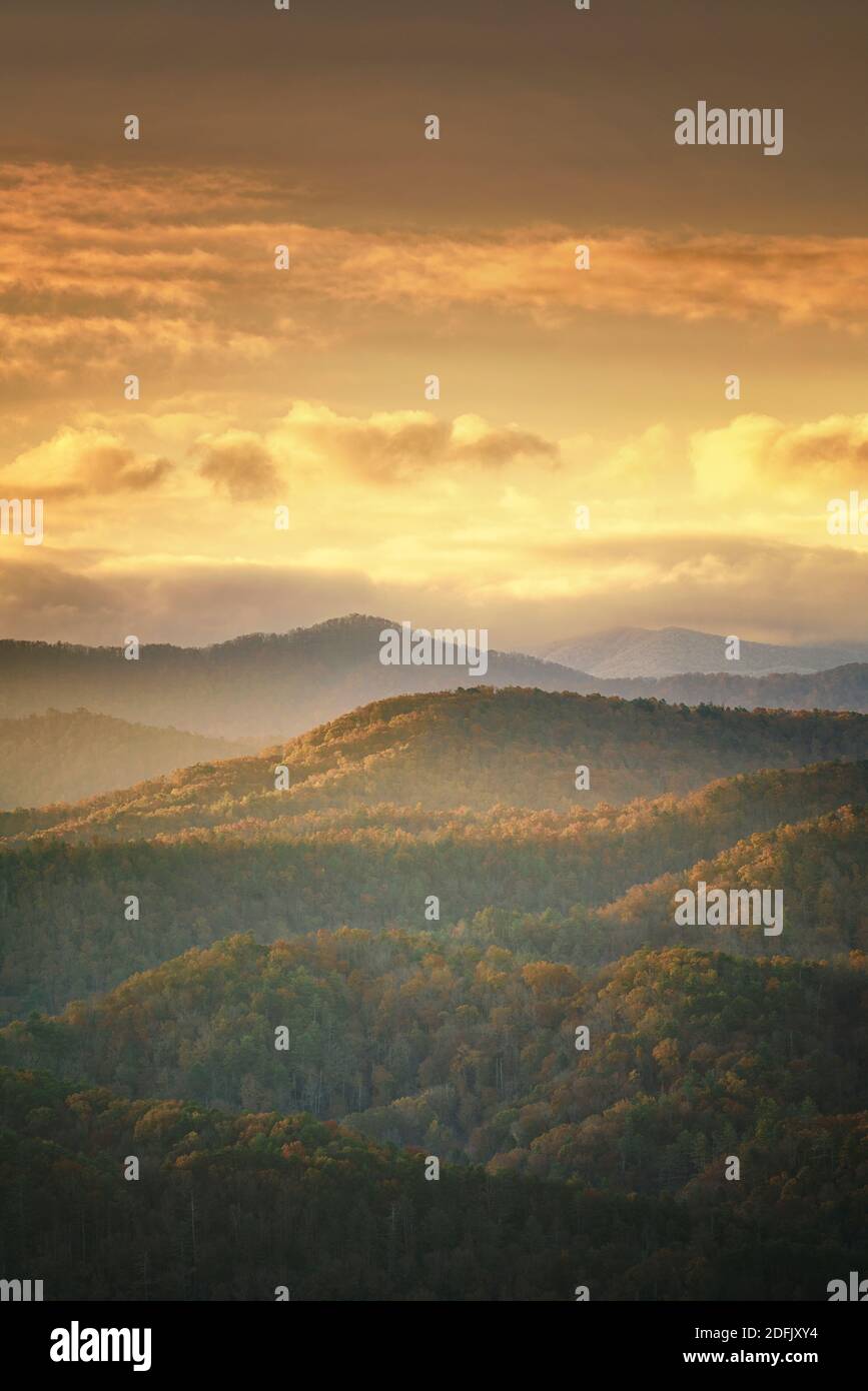 Warm october sunrise hi-res stock photography and images - Alamy