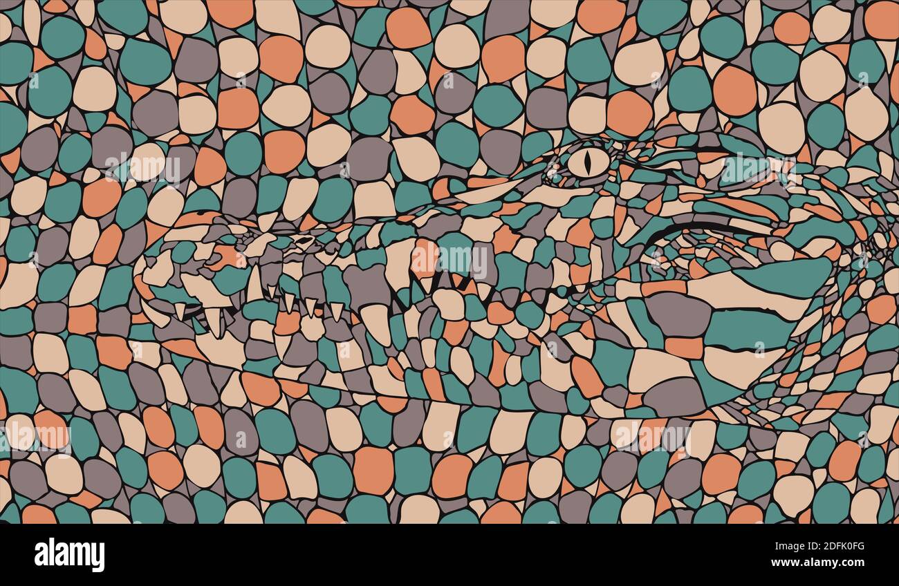 Abstract background Crocodile Stock Vector Image & Art - Alamy