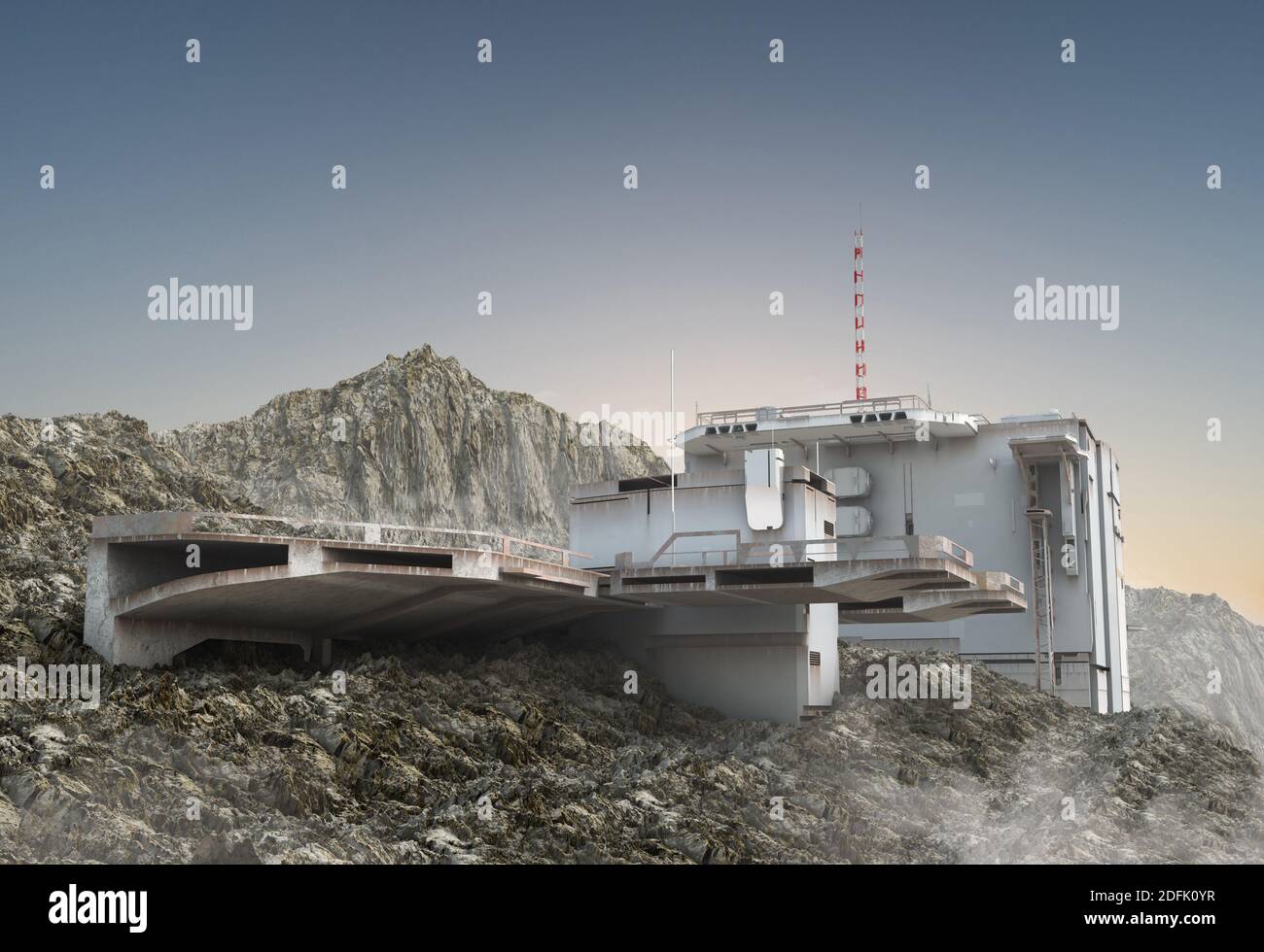 Futuristic Military Outpost