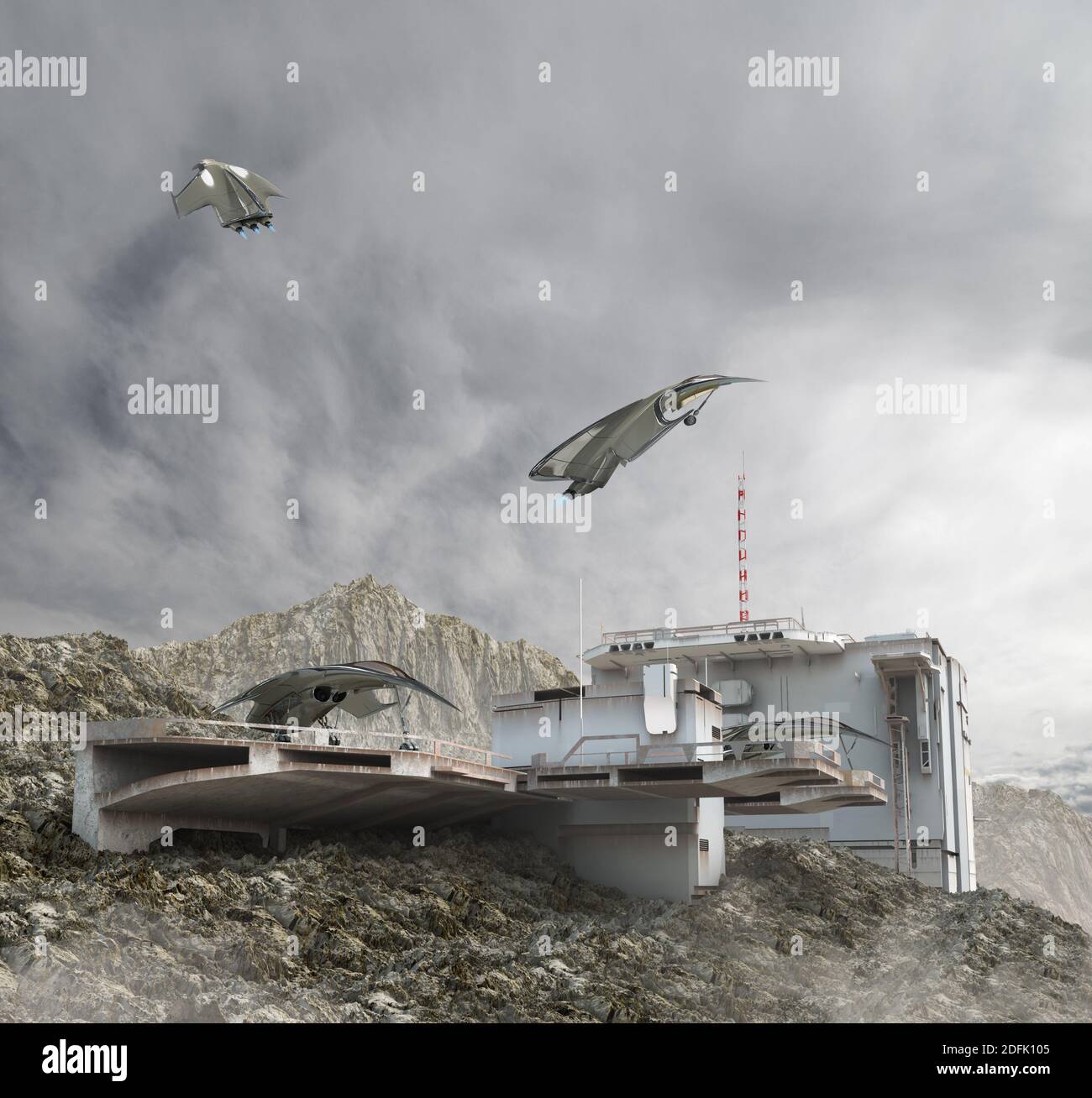 Futuristic military base hi-res stock photography and images - Alamy