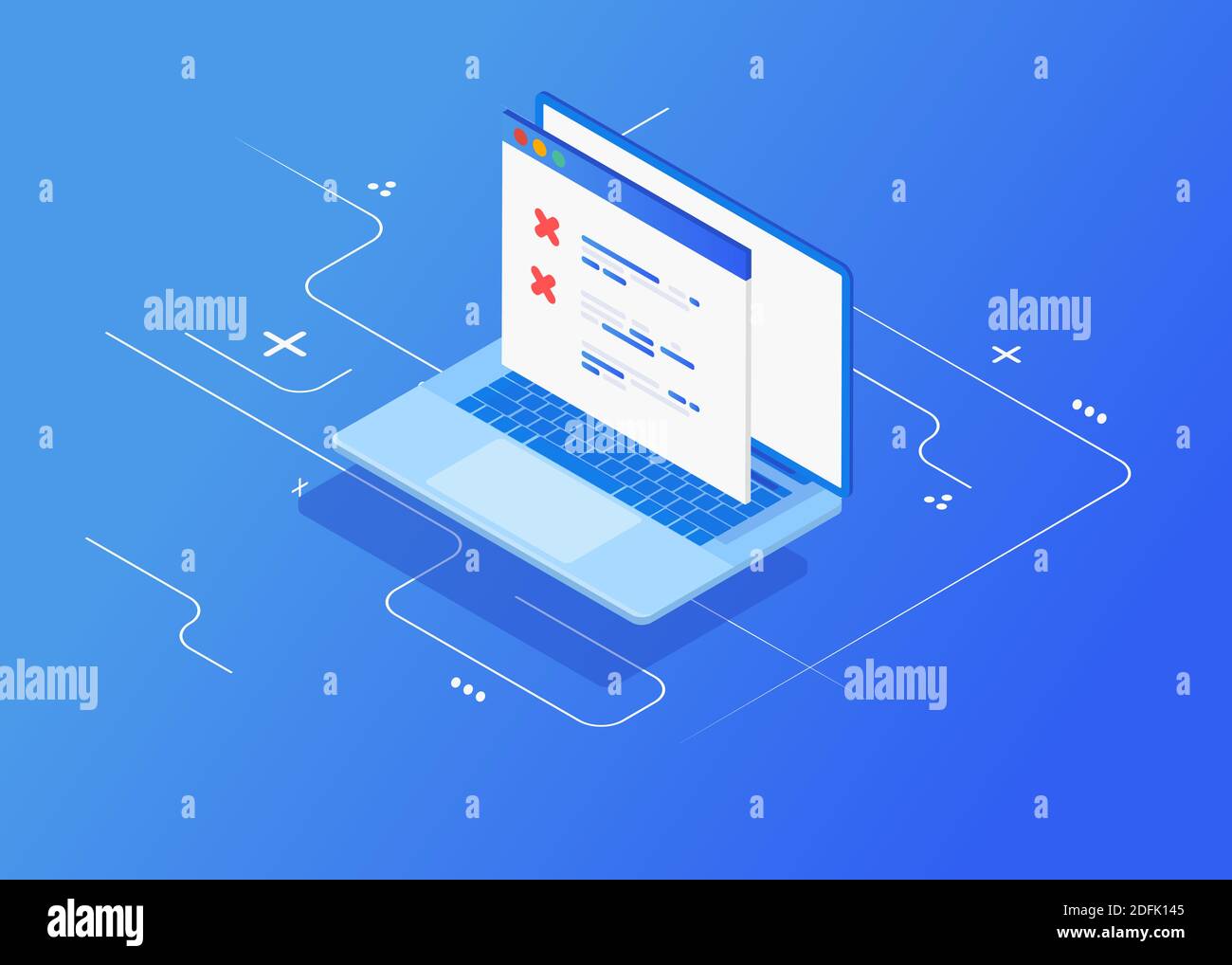 Online questionnaire, checklist or internet test. Online survey on ...