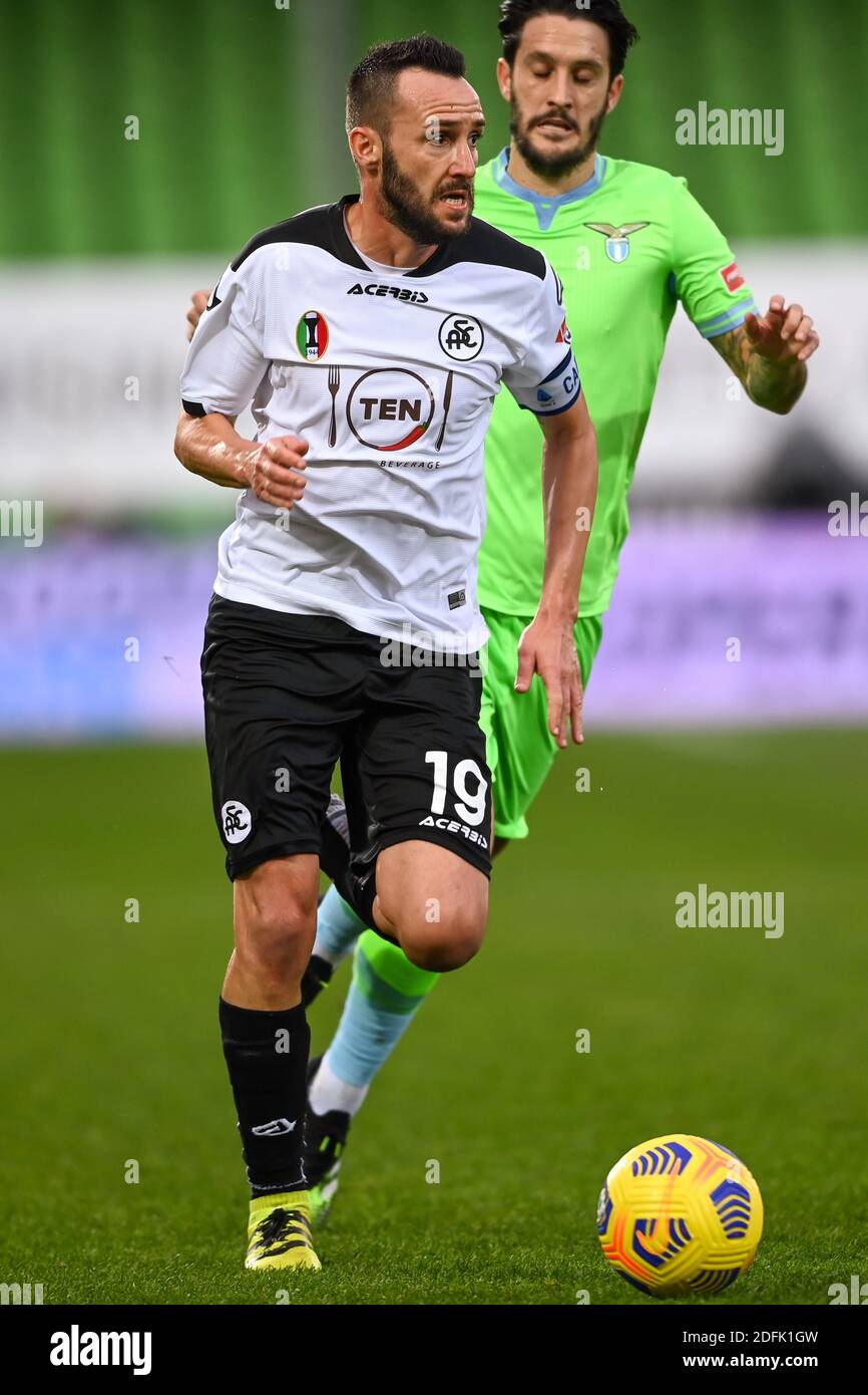 Claudio Terzi (Spezia)Luis Alberto Romero Alconchel (Lazio) during the ...