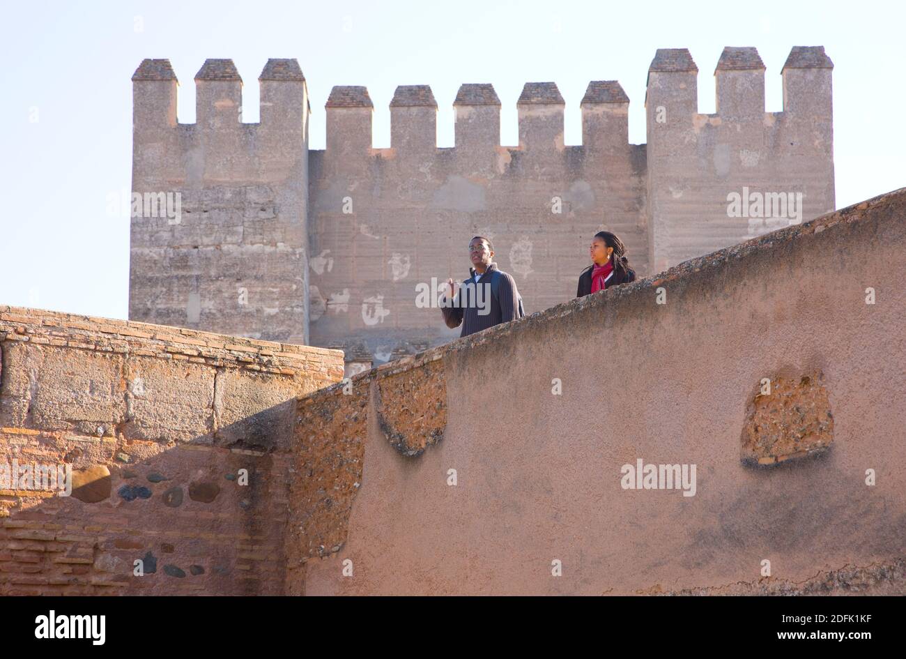 Alhambra, UNESCO World Heritage Site. Granada City. Andalusia, Southern ...