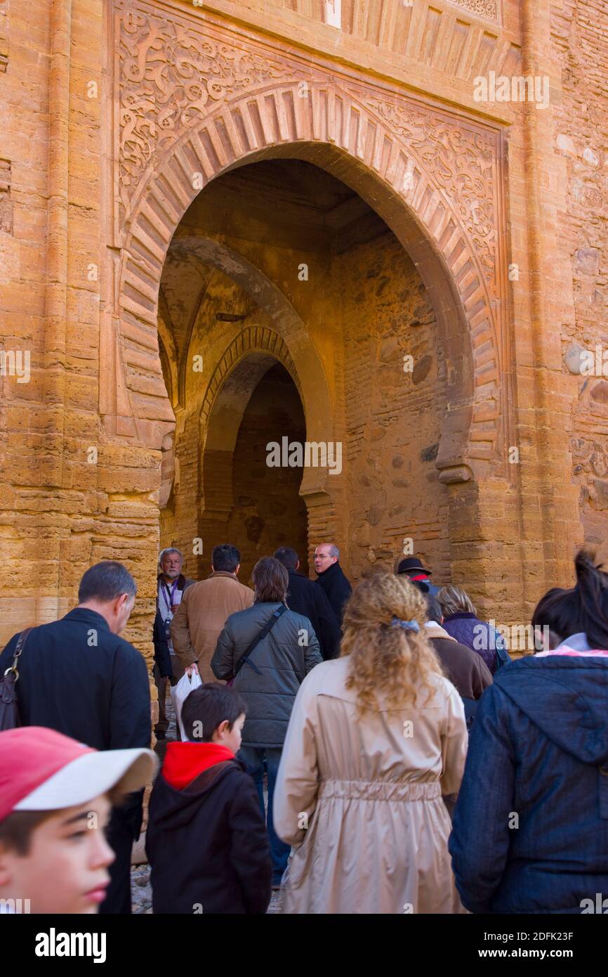 Alhambra, UNESCO World Heritage Site. Granada City. Andalusia, Southern ...