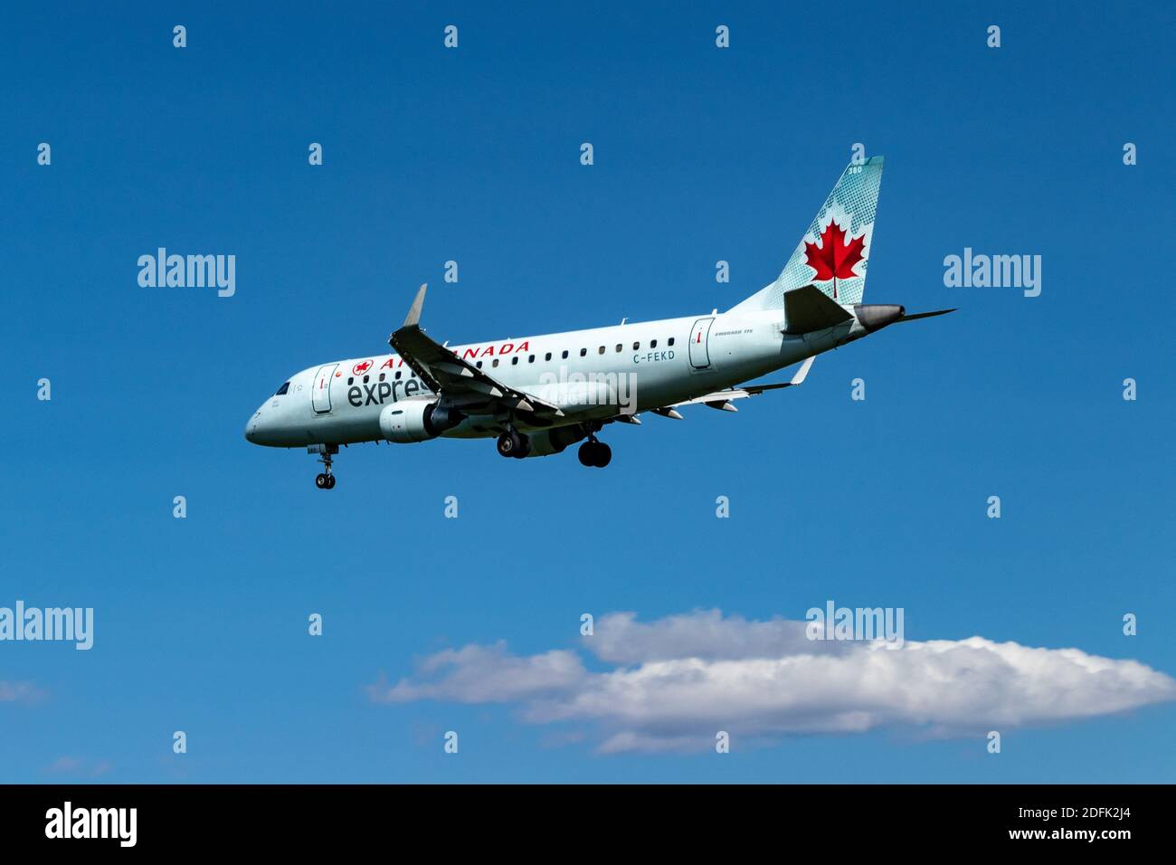 Toronto, Ontario, Canada - June 22, 2019. Air Canada passenger jet ...