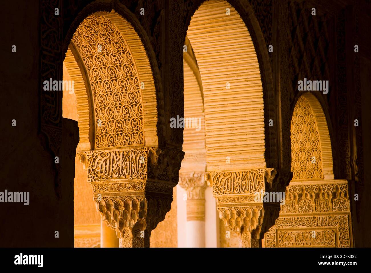 Alhambra, UNESCO World Heritage Site. Granada City. Andalusia, Southern ...