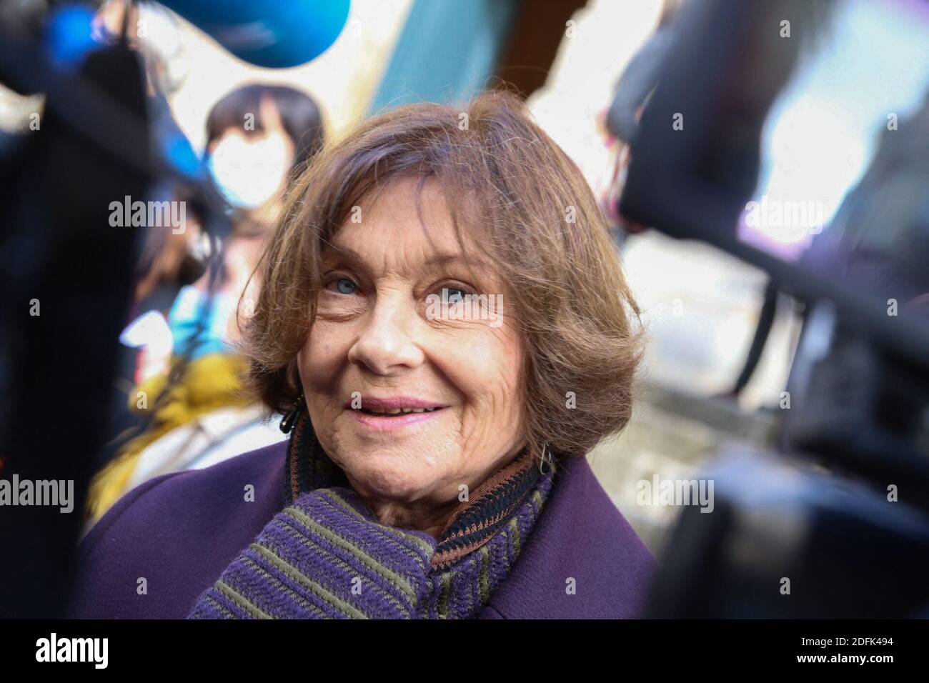Macha Meril during the funeral ceremony of British-French actor Michael ...