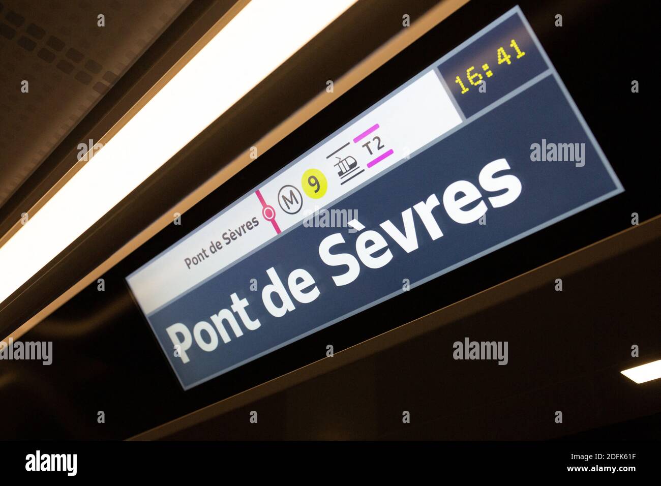 A picture taken on October 2, 2020, shows the design of the new future ...