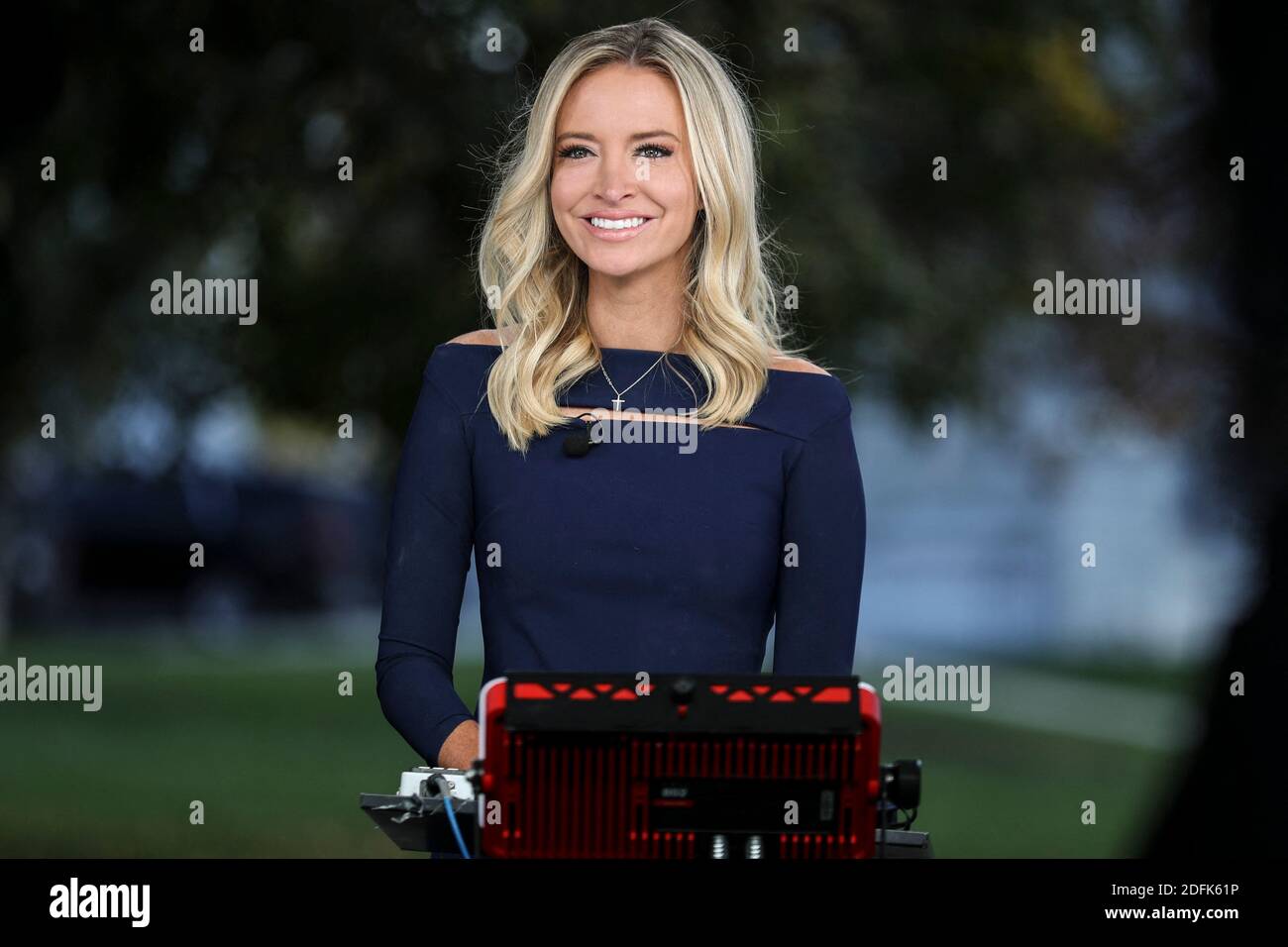 White House press secretary Kayleigh McEnany speaks during a TV ...