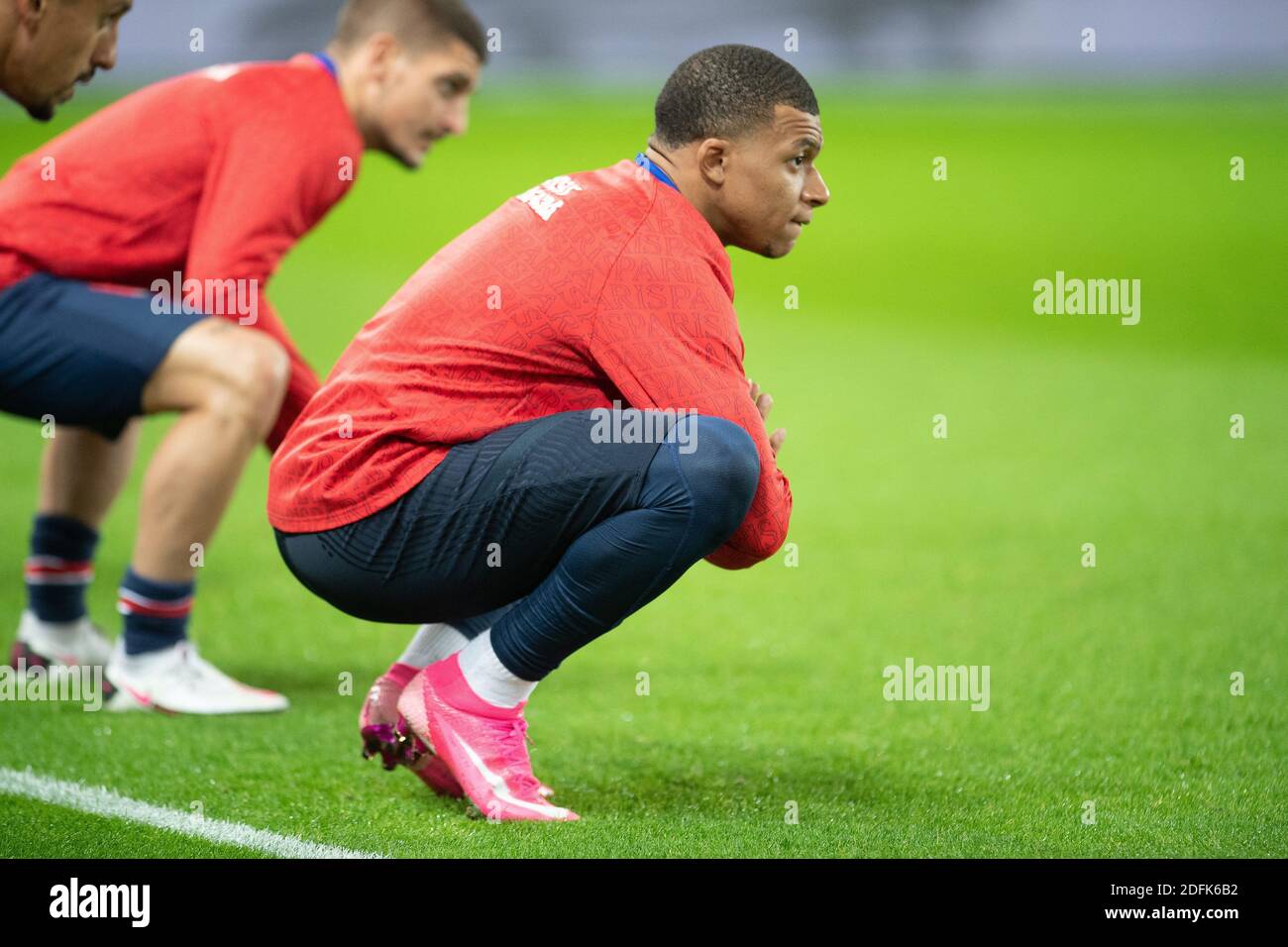 Kylian Mbappe of PSG during the Ligue 1 match between Paris Saint ...