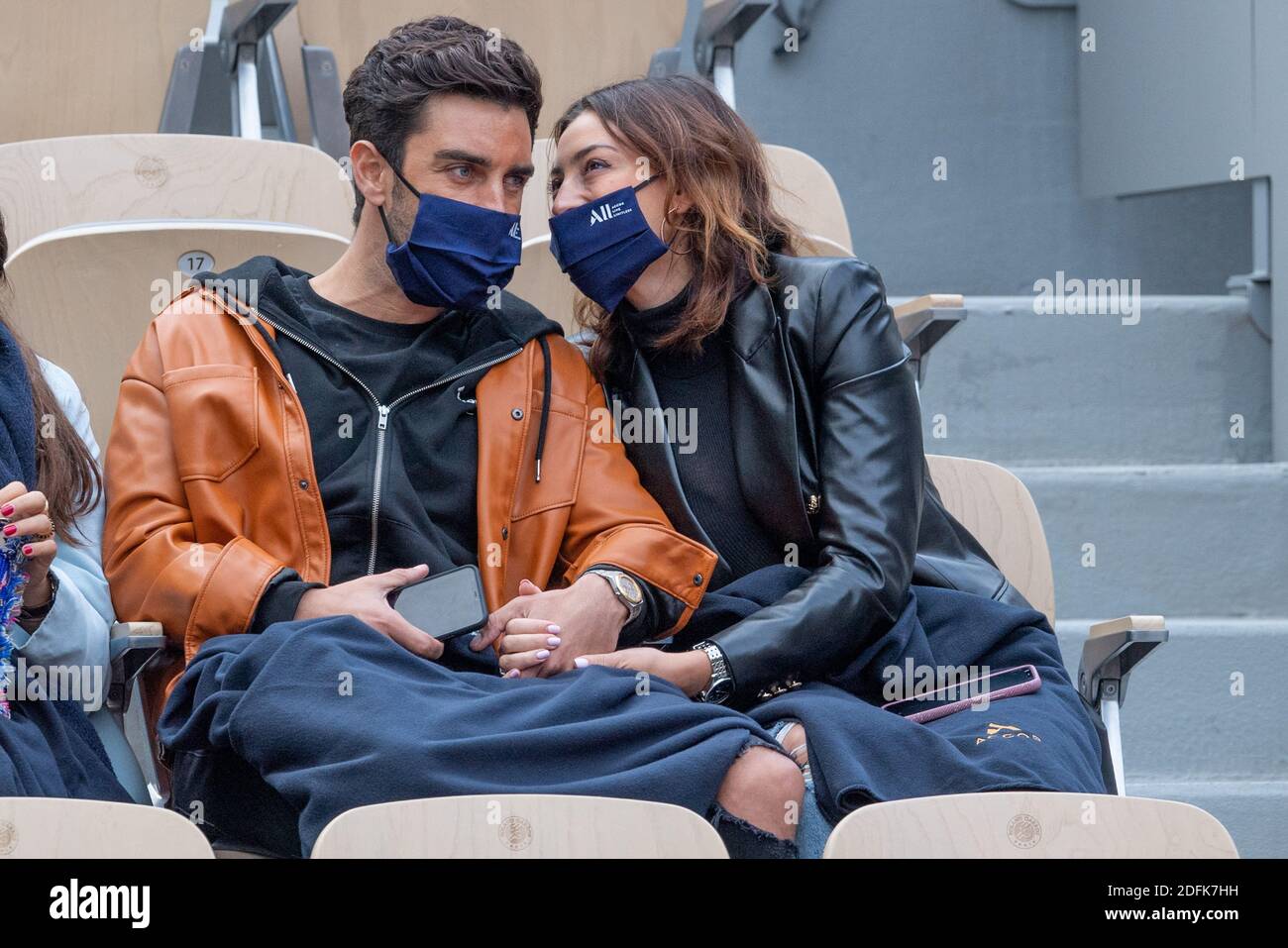 Rachel Legrain-Trapani and her companion Valentin Leonard attend the ...