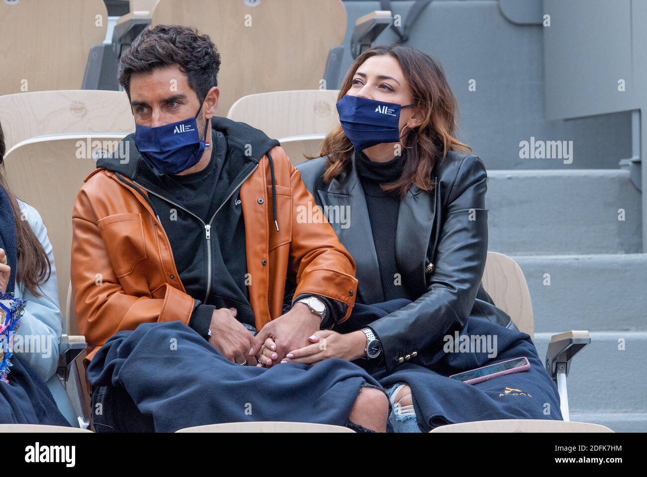 Rachel Legrain-Trapani and her companion Valentin Leonard attend the ...