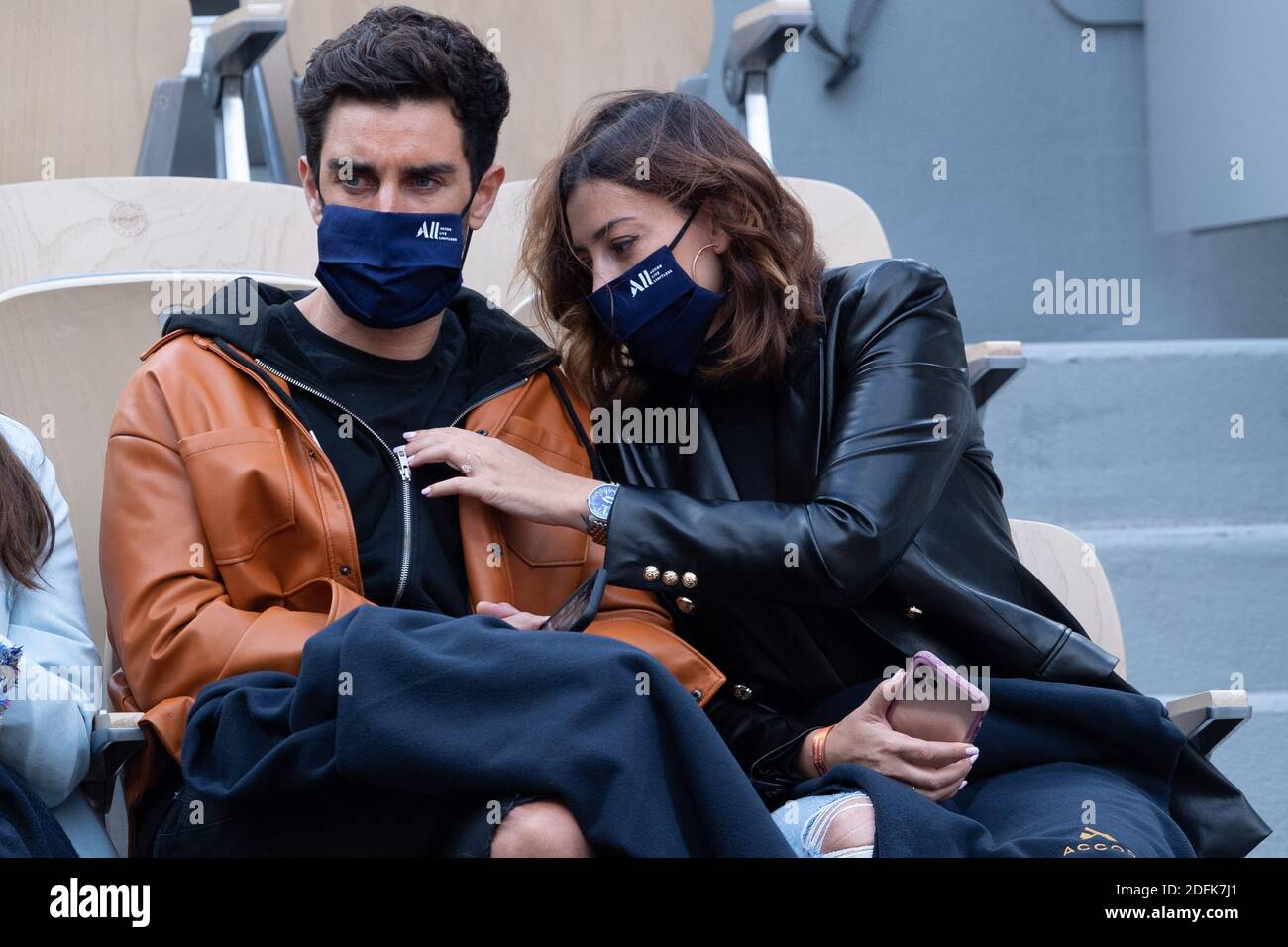 Rachel Legrain-Trapani and her companion Valentin Leonard attend the ...