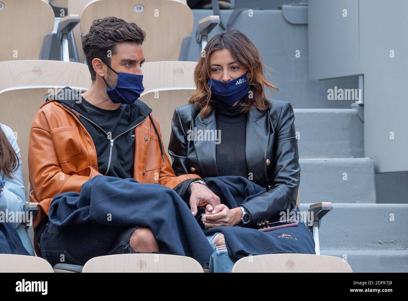 Rachel Legrain-Trapani and her companion Valentin Leonard attend the ...