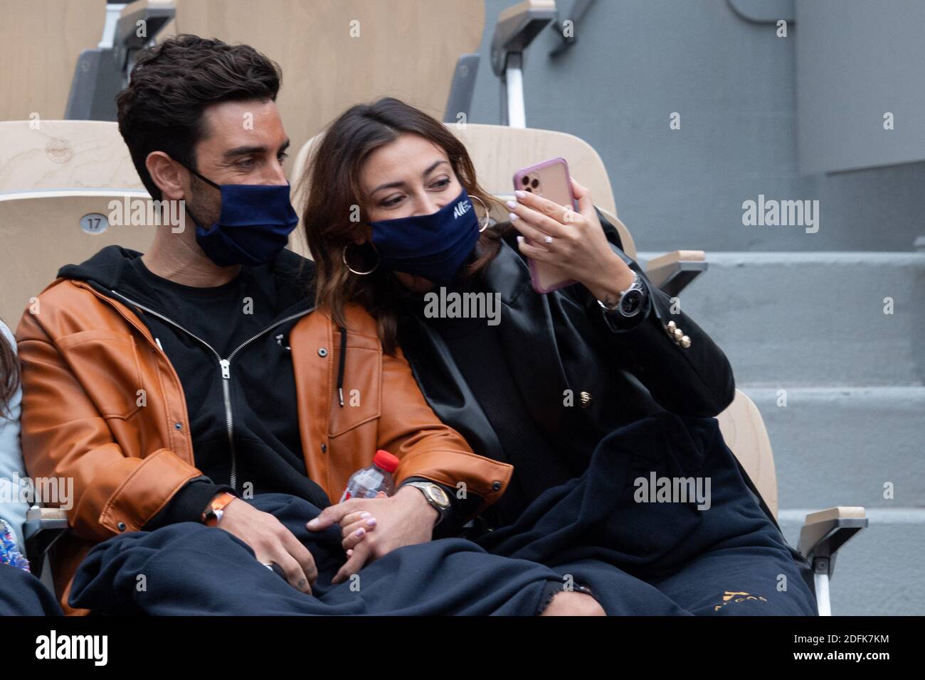 Rachel Legrain-Trapani and her companion Valentin Leonard attend the ...
