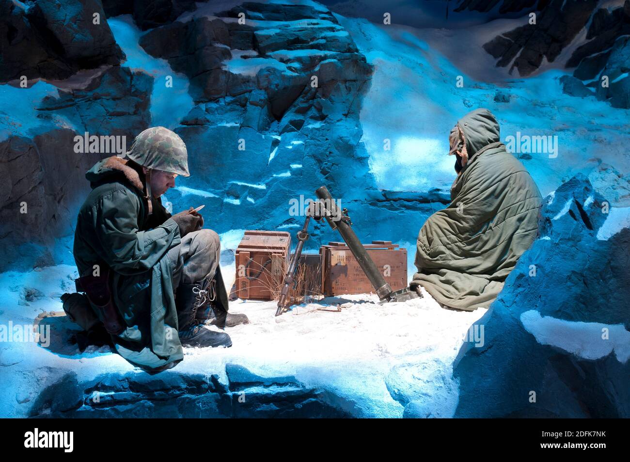 Museum exhibit at the National Museum of the Marine Corps in Quantico ...