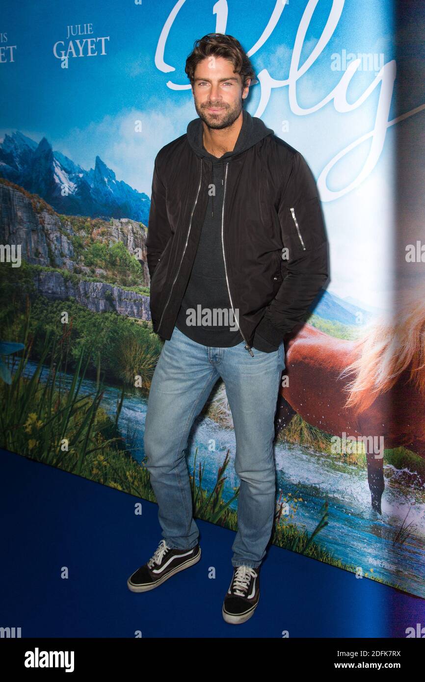 Tom Leeb attend the 'Poly' premiere at Cinema UGC Normandie on October ...