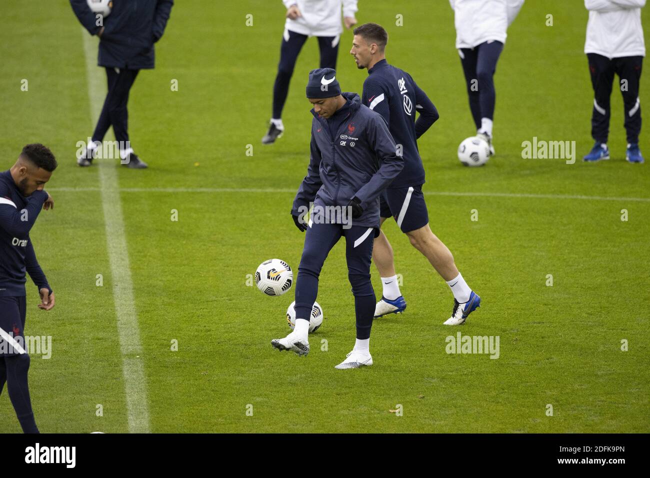 KYLIAN MBAPPÉ Training session of the French Football Team at the ...