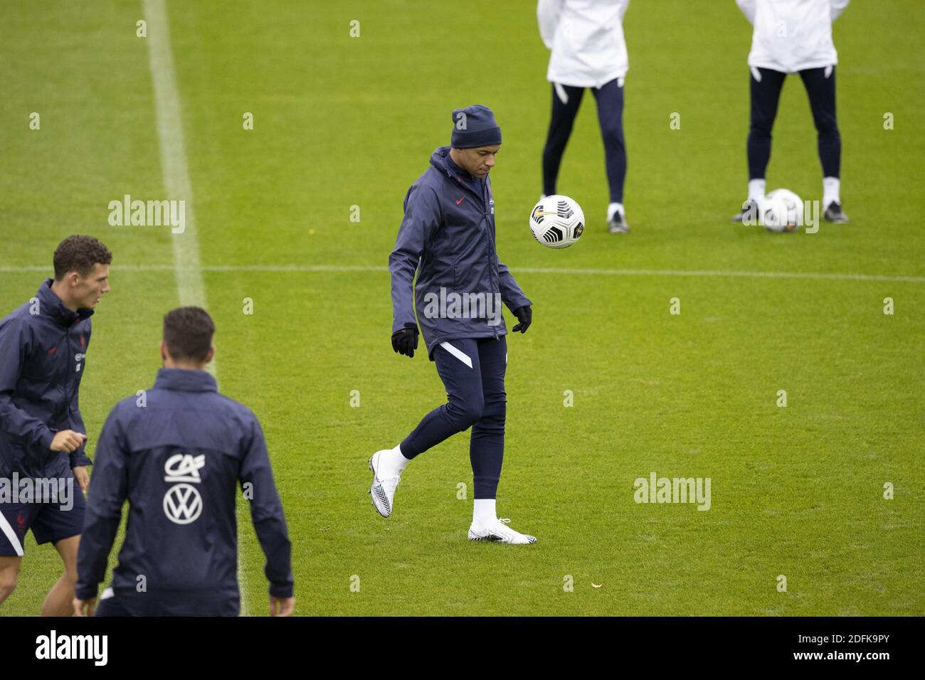 KYLIAN MBAPPÉ Training session of the French Football Team at the ...