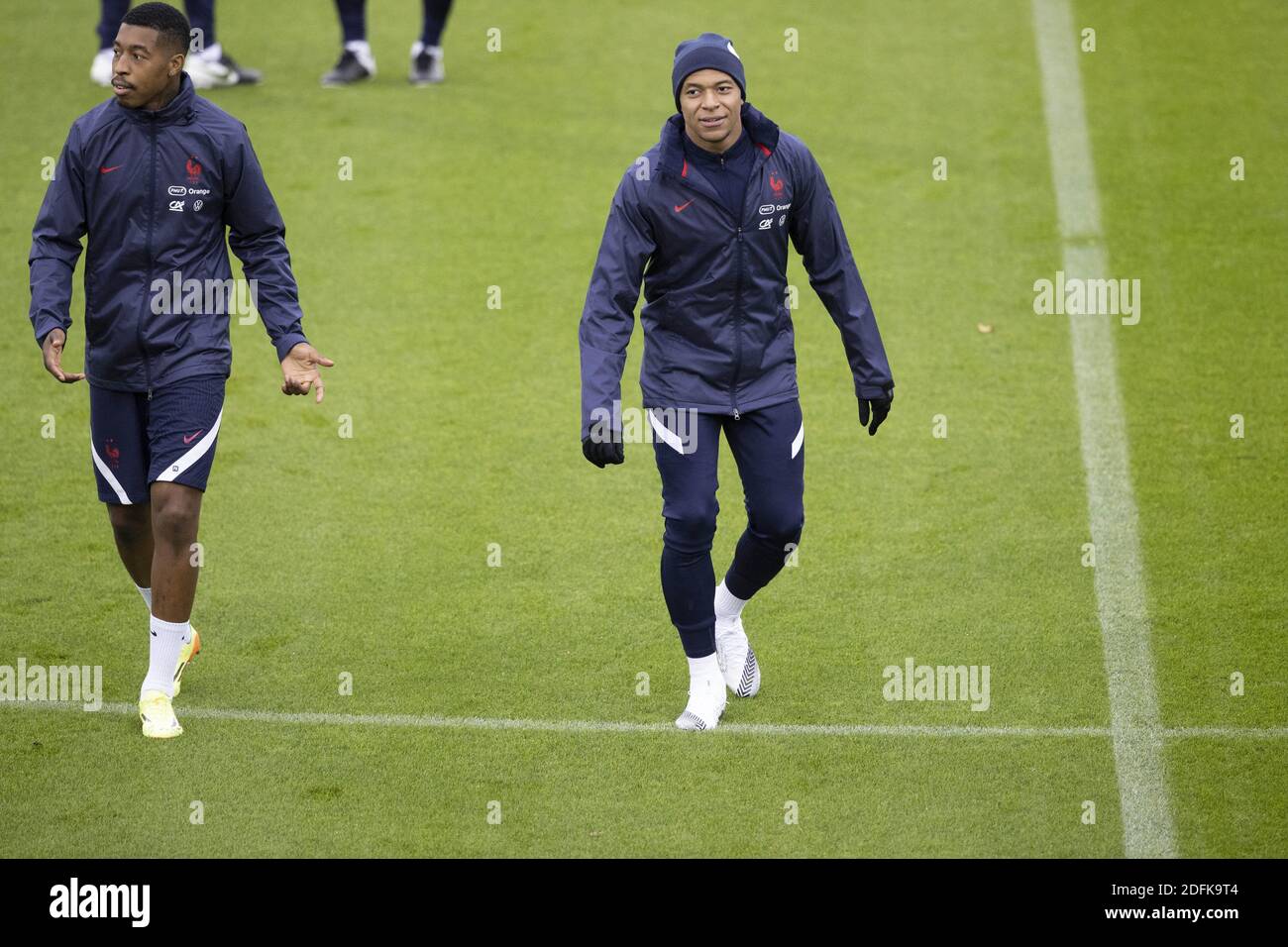 Training session of the French Football Team at the National football ...