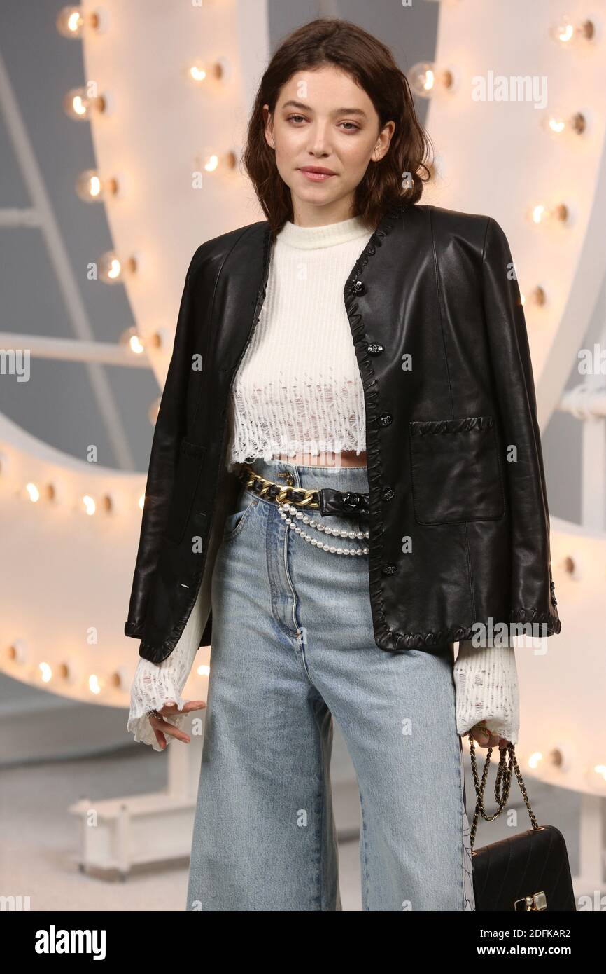 Zoe Adjani attends Chanel photocall during Paris Fashion Week in Paris ...