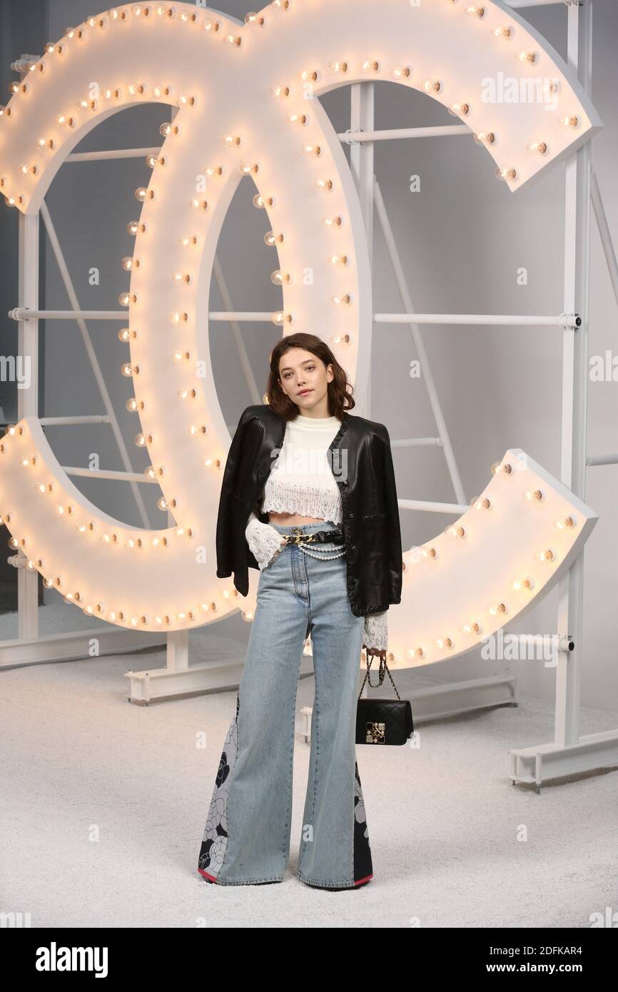Zoe Adjani attends Chanel photocall during Paris Fashion Week in Paris ...