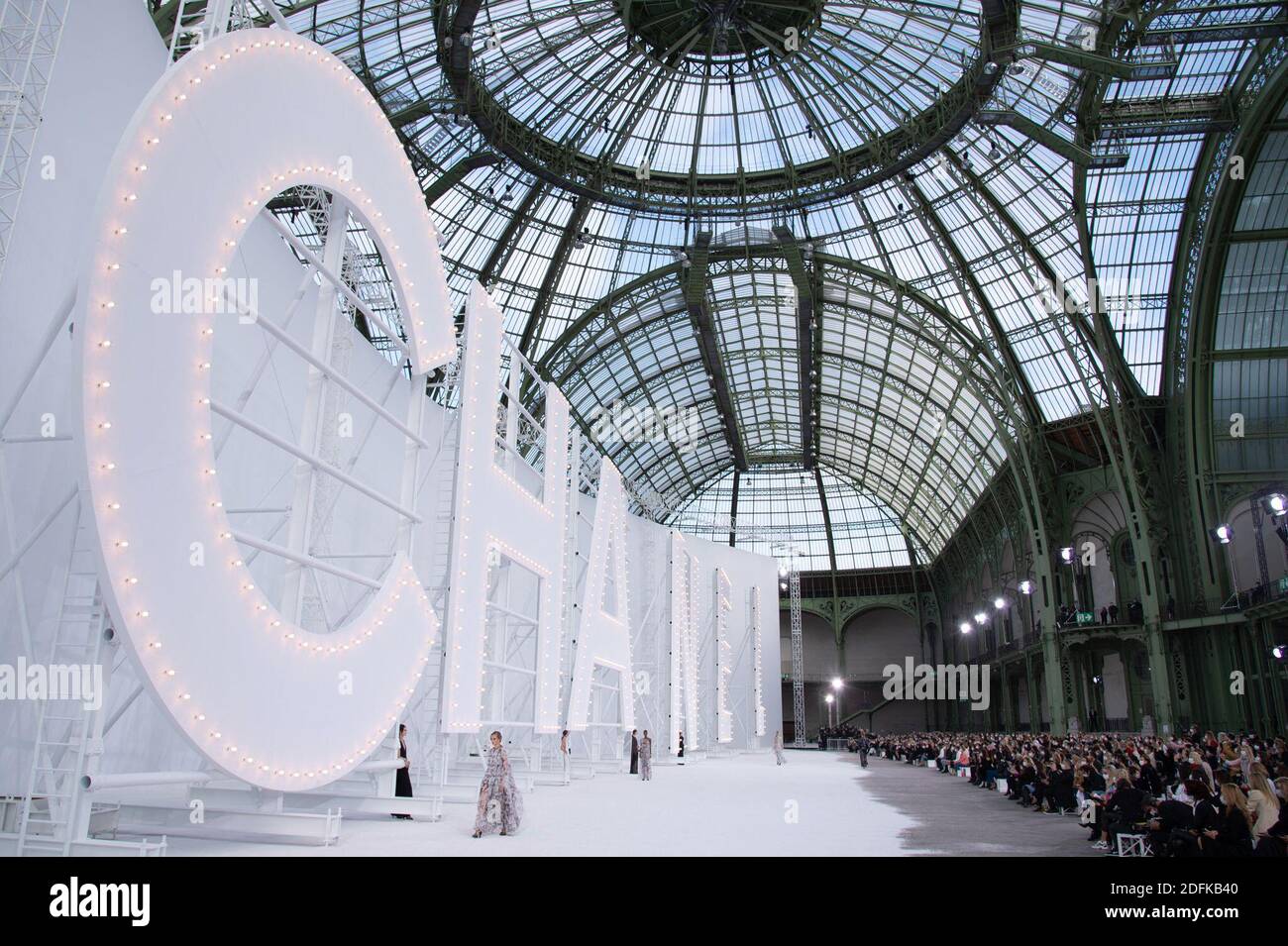 Models walk the runway during the Chanel Womenswear Spring/Summer 2021 ...