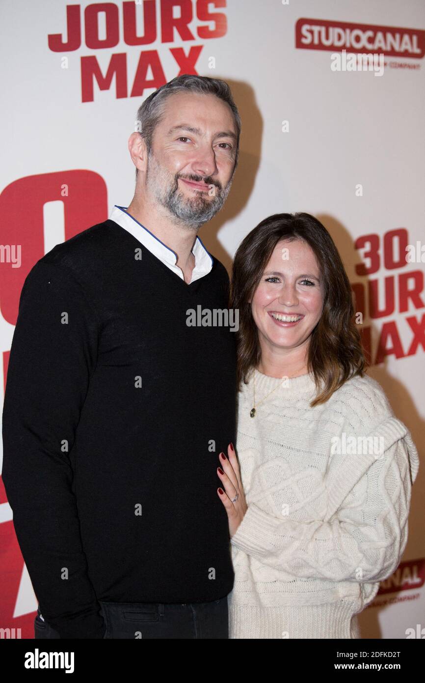 Vincent Desagnat and Audrey Garcia attend the '30 Jours Max' premiere ...