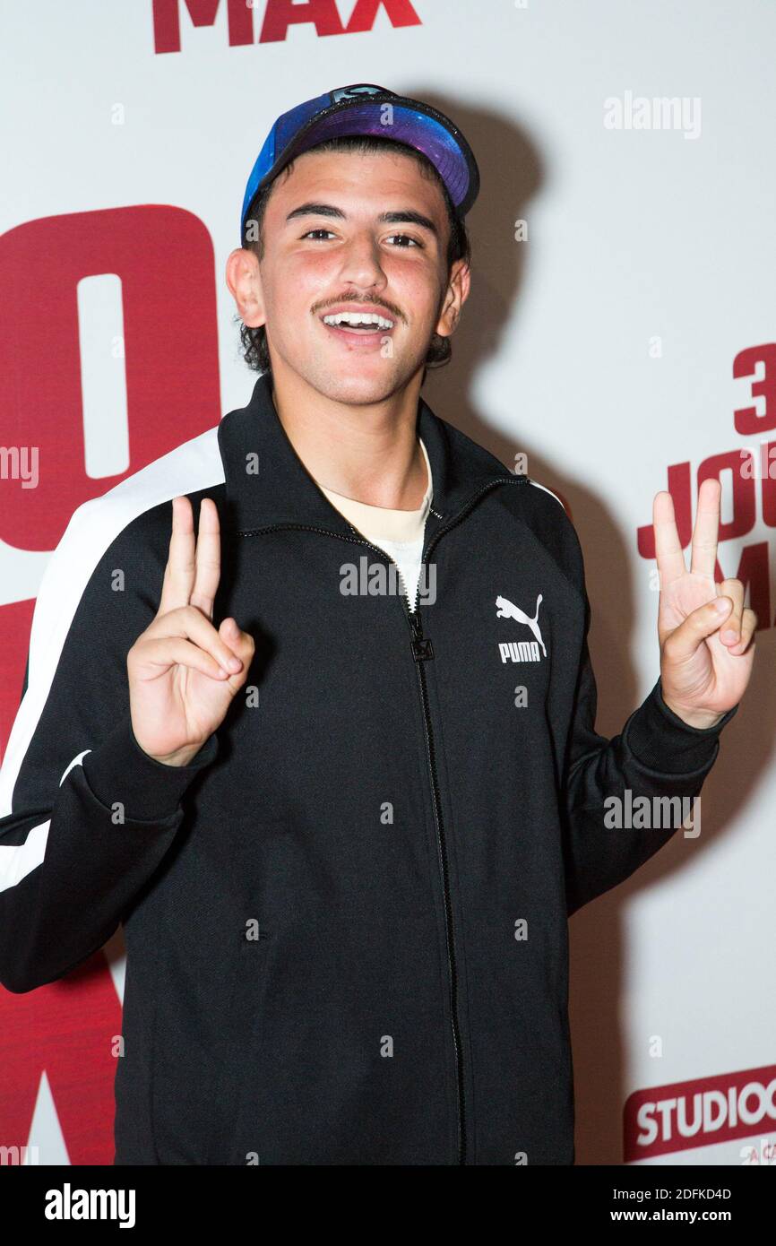 Riadh Belaiche aka Just Riadh attend the '30 Jours Max' premiere at UGC ...