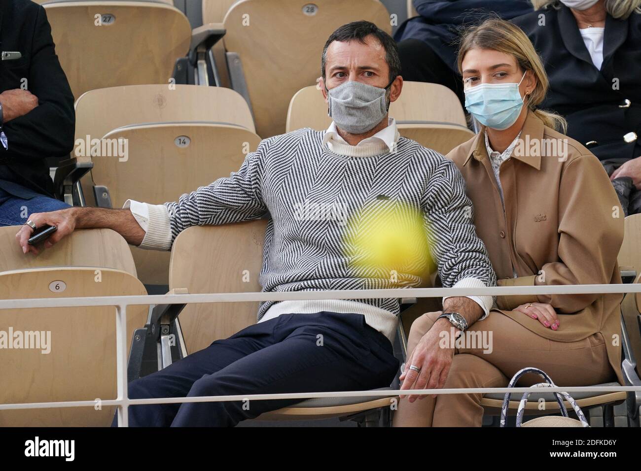 Michael Cohen and his girlfriend attend the 2020 French Open at Roland ...