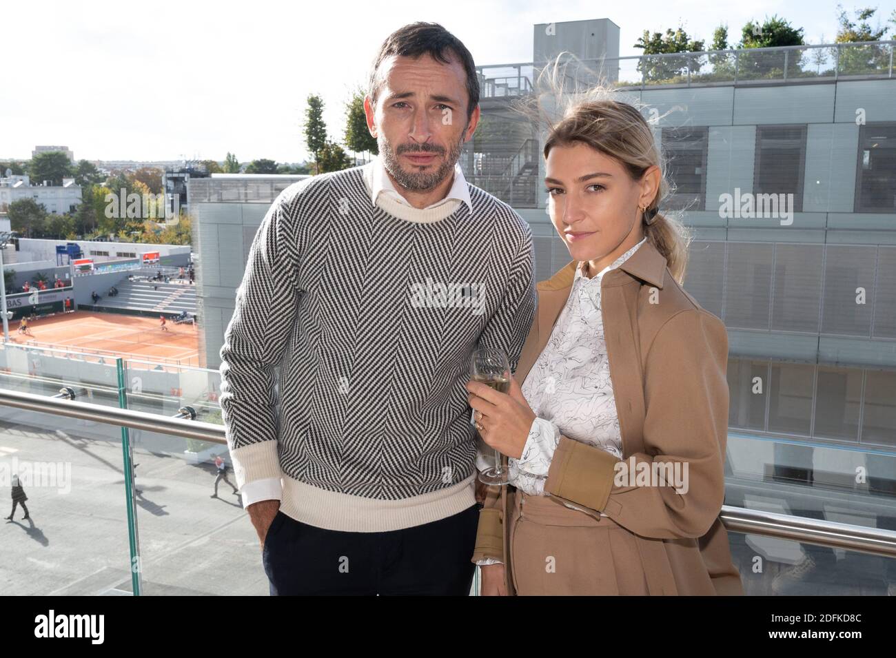 Michael Cohen and his girlfriend attend the 2020 French Open at Roland ...