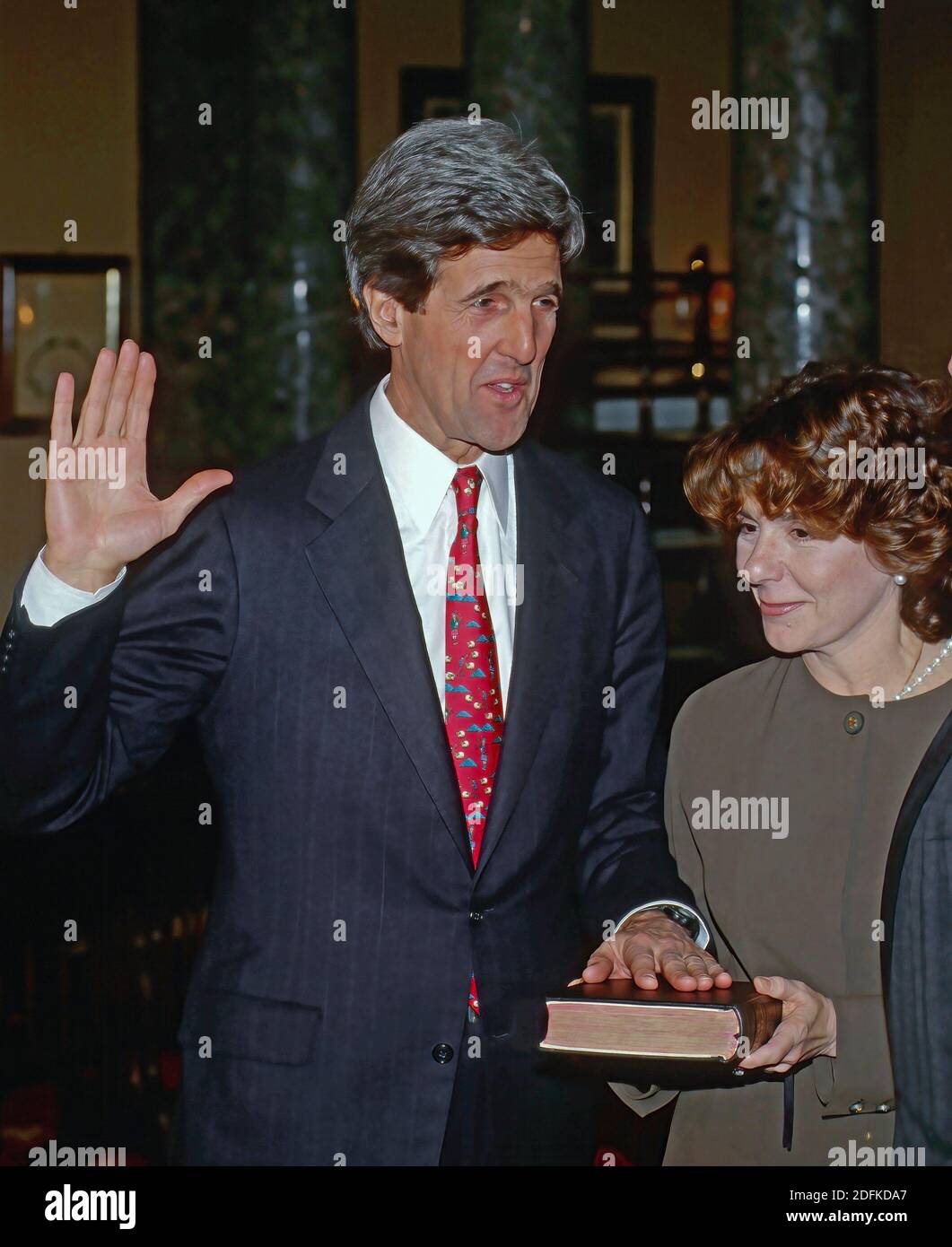 Washington DC, USA, January 7, 1997 Senator John Forbes Kerry Democrat ...