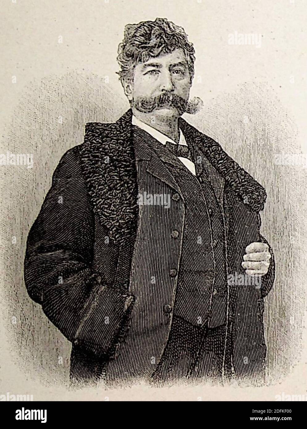 MAX KONER (1854-1900) German portrait painter Stock Photo - Alamy