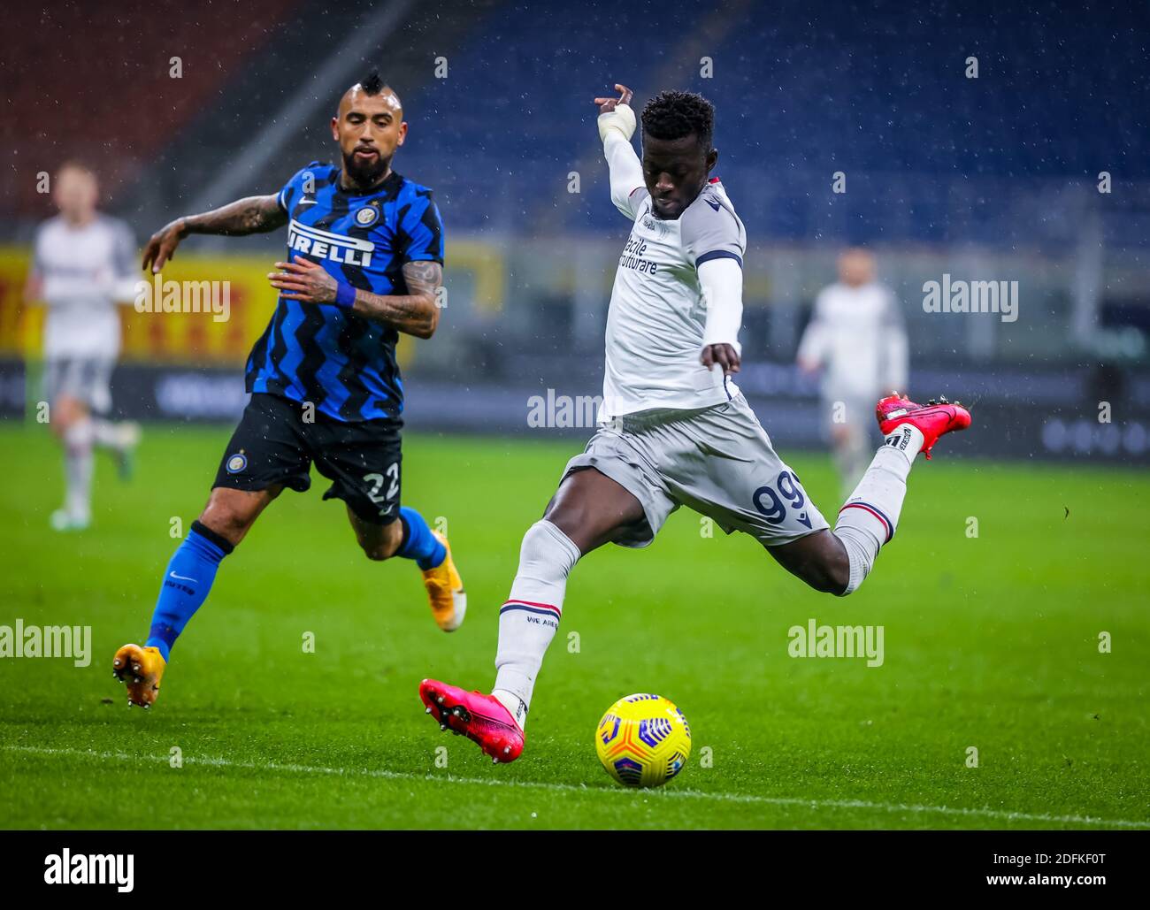 Milan, Italy. 5th Dec, 2020. Musa Barrow of Bologna FC during the Serie ...