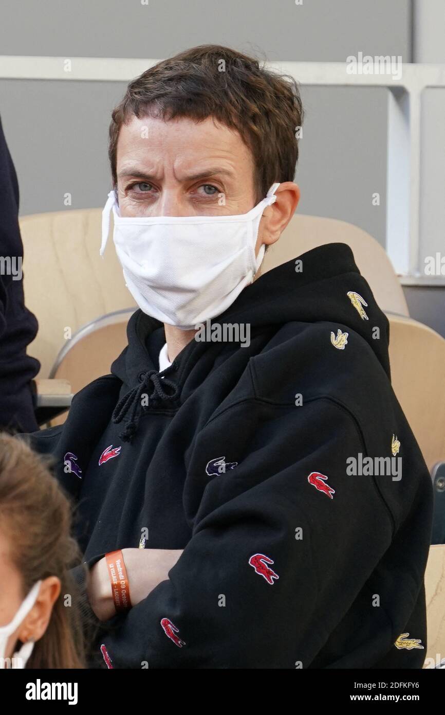 Sarah Andelman attends the 2020 French Open at Roland Garros on October ...
