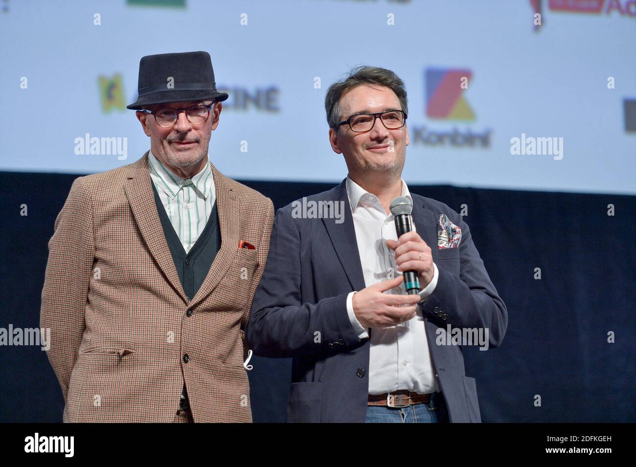 Jacques Audiard, Stephane Audiard attending the opening ceremony of ...