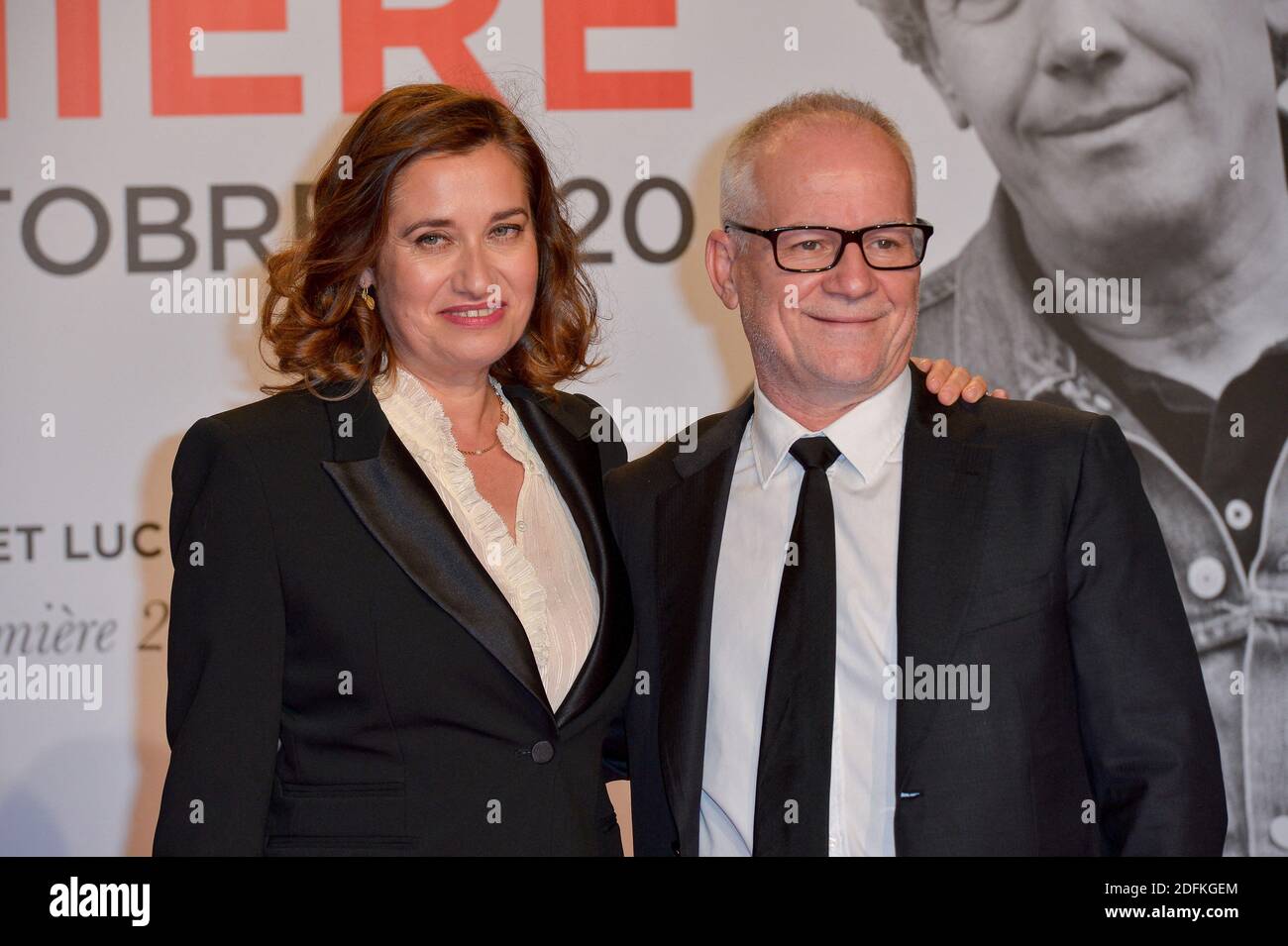 Emmanuelle Devos, Thierry Fremaux attending the opening ceremony of 12th Lumiere Film Festival ...