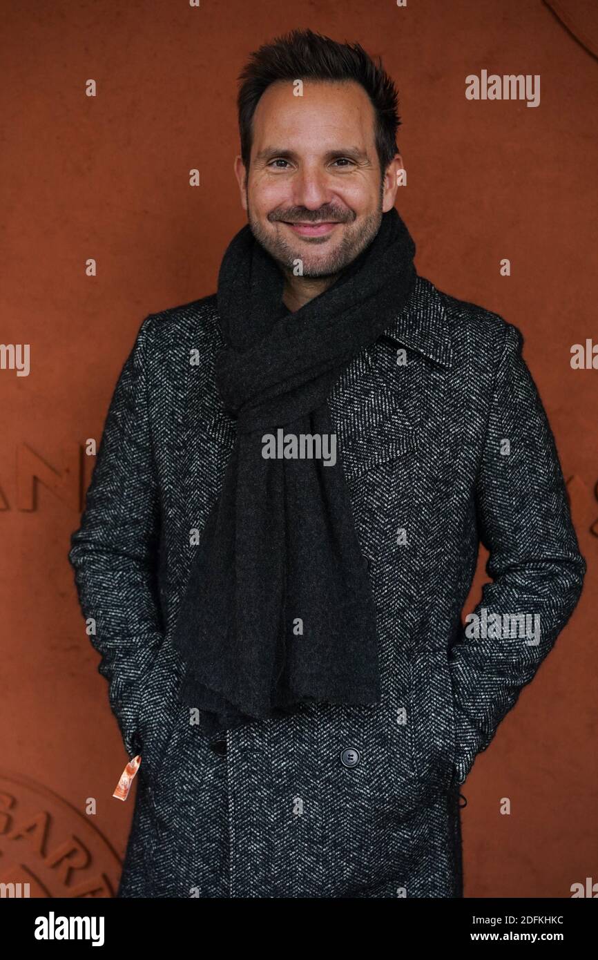 Christophe Michalak attends the French Open at Roland Garros stadium on ...