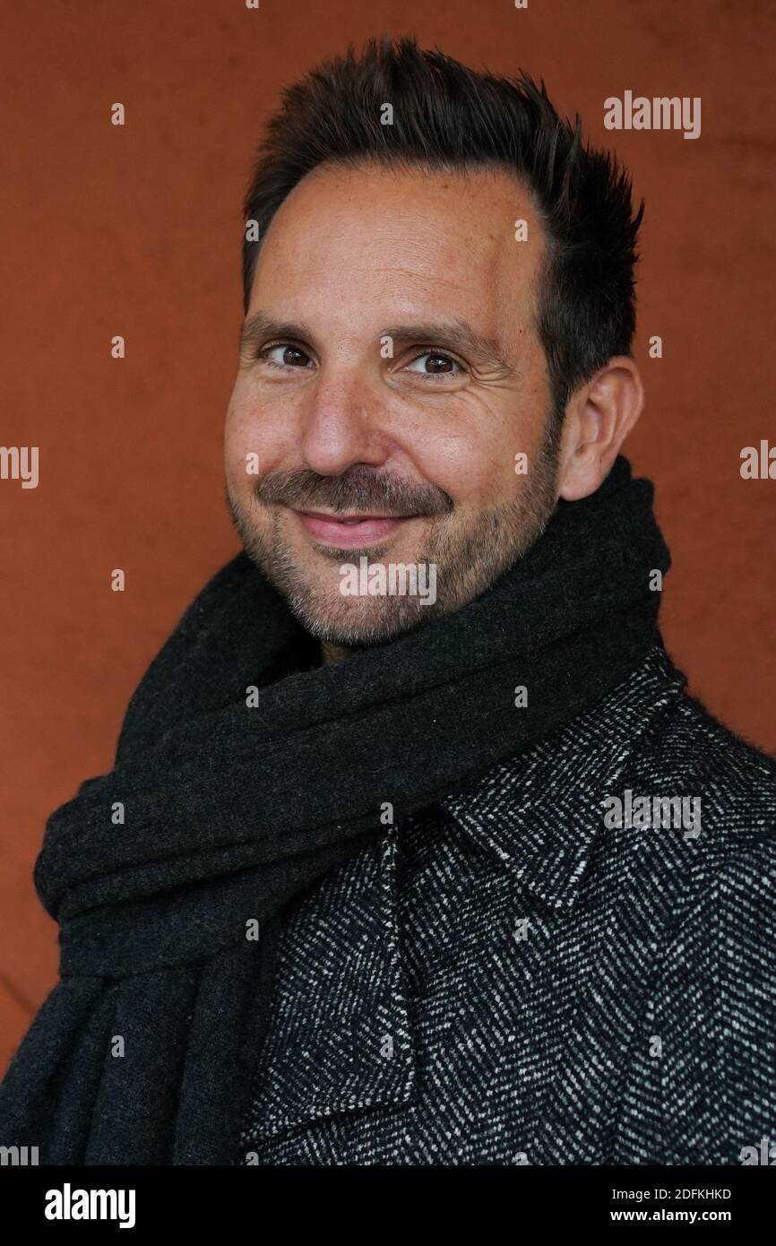 Christophe Michalak attends the French Open at Roland Garros stadium on ...