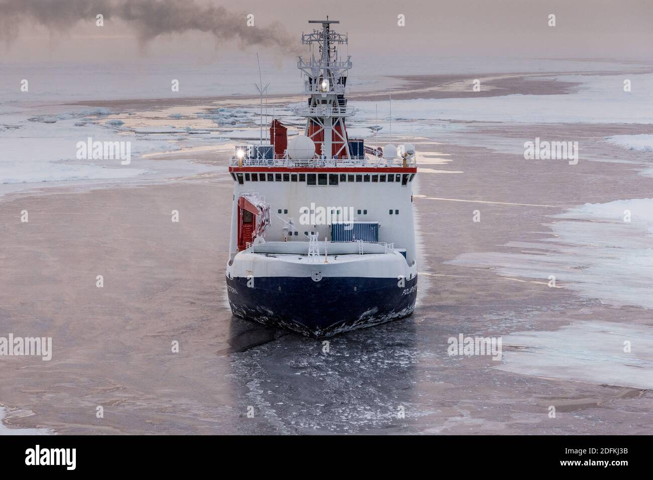 Hand out file photo dated September 24, 2015 of German research vessel ...