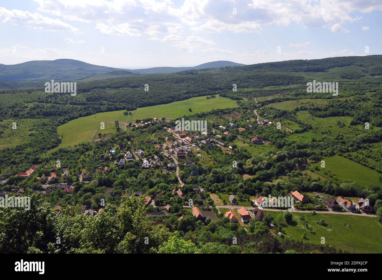 view from the Füzér castle, Füzér, Zemplén Mountains, Borsod-Abaúj ...