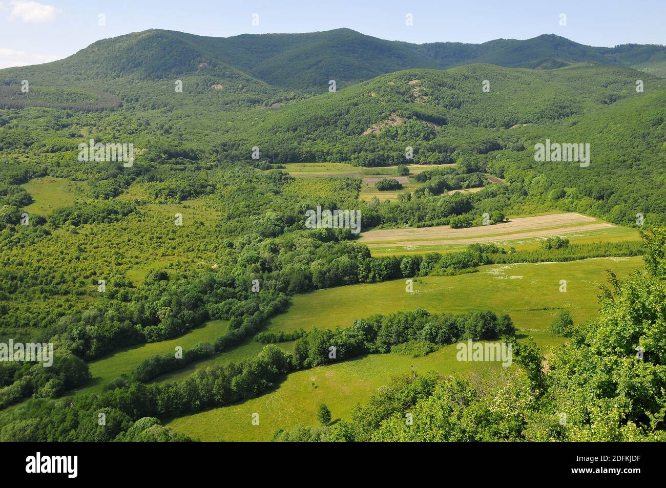 view from the Füzér castle, Füzér, Zemplén Mountains, Borsod-Abaúj ...