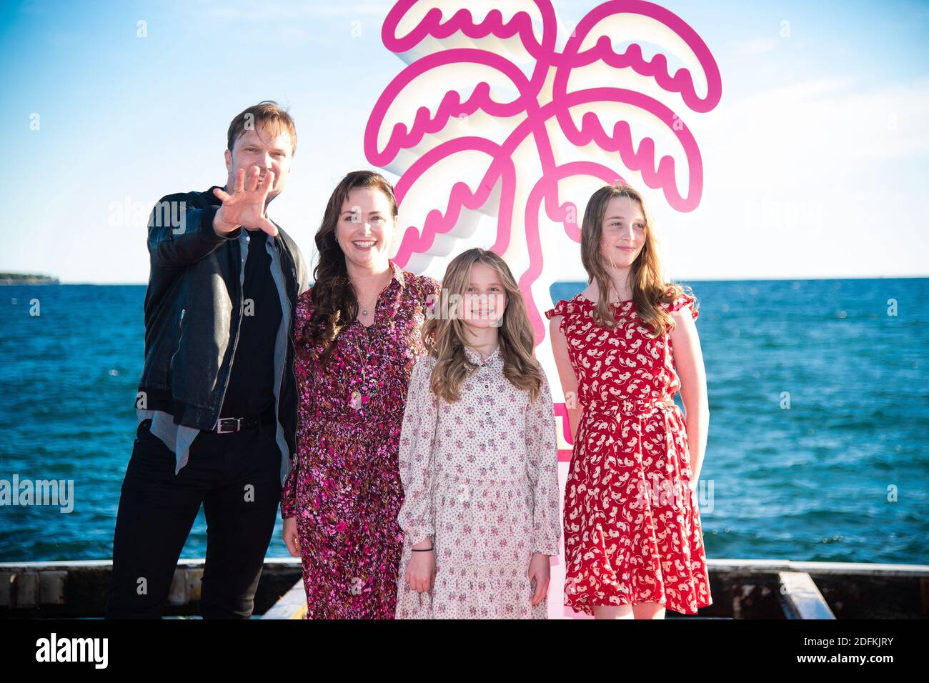 Alexander Eik, Amathea Eik, Leonora Eik and Silje Hopland Eik attend ...