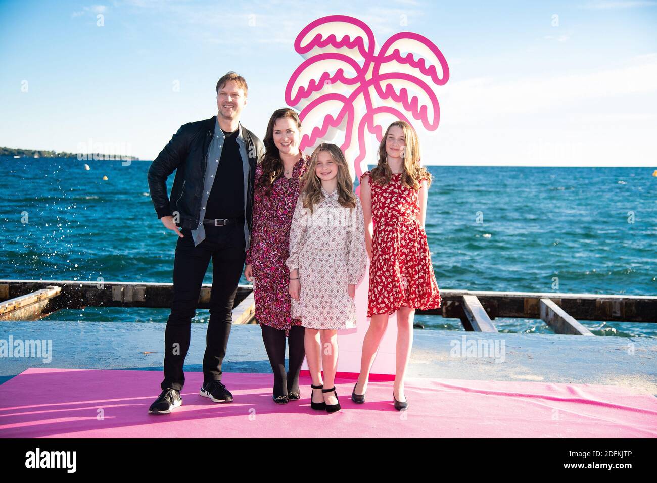 Alexander Eik, Amathea Eik, Leonora Eik and Silje Hopland Eik attend ...